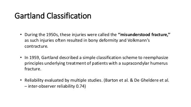 Supracondylar Fractures