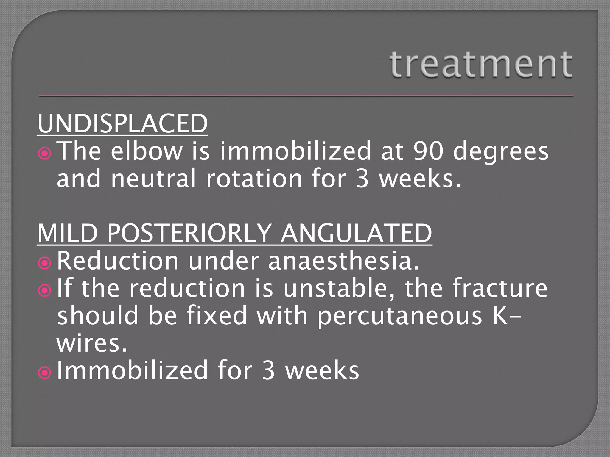 Supracondylar fracture of the humerus | PPTX