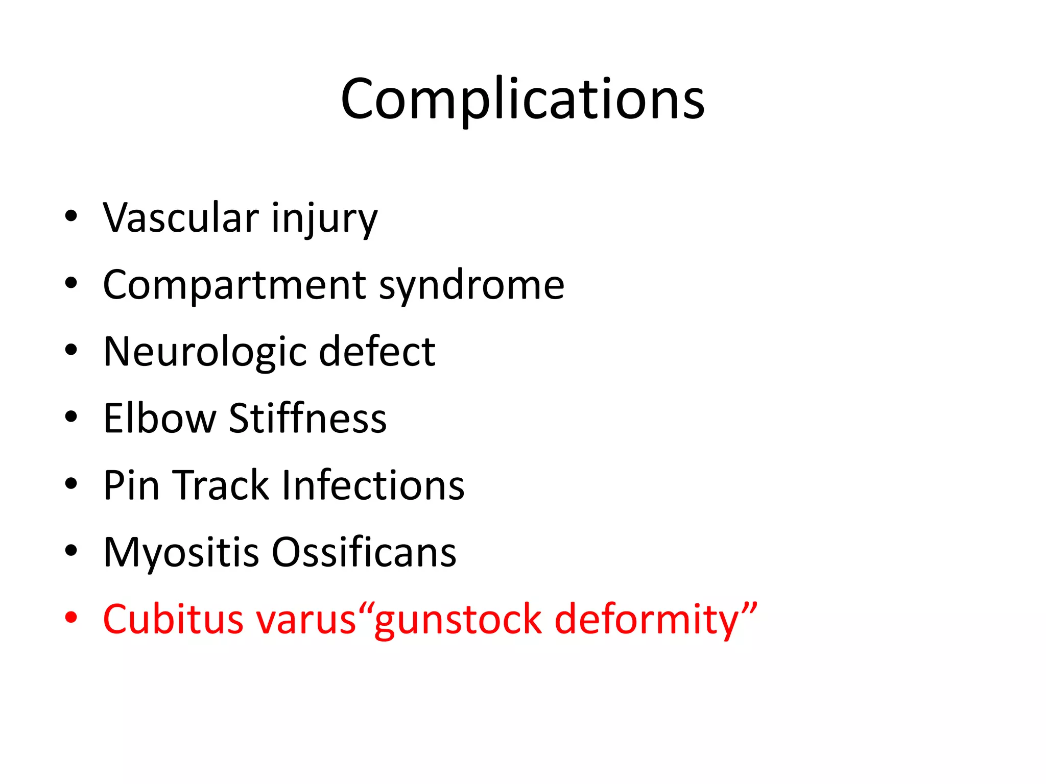 Supracondylar fractures humerus | PPTX