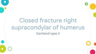 Supracondylar fracture | PDF
