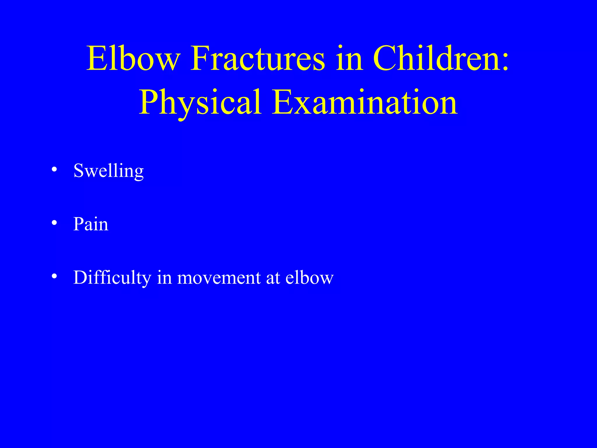 Supracondylar humerus and pink pulseless extremity | PPT
