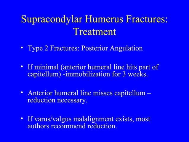 Supracondylar humerus and pink pulseless extremity | PPT