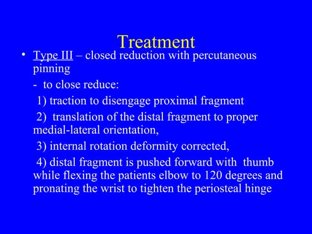 Supracondylar humerus and pink pulseless extremity | PPT