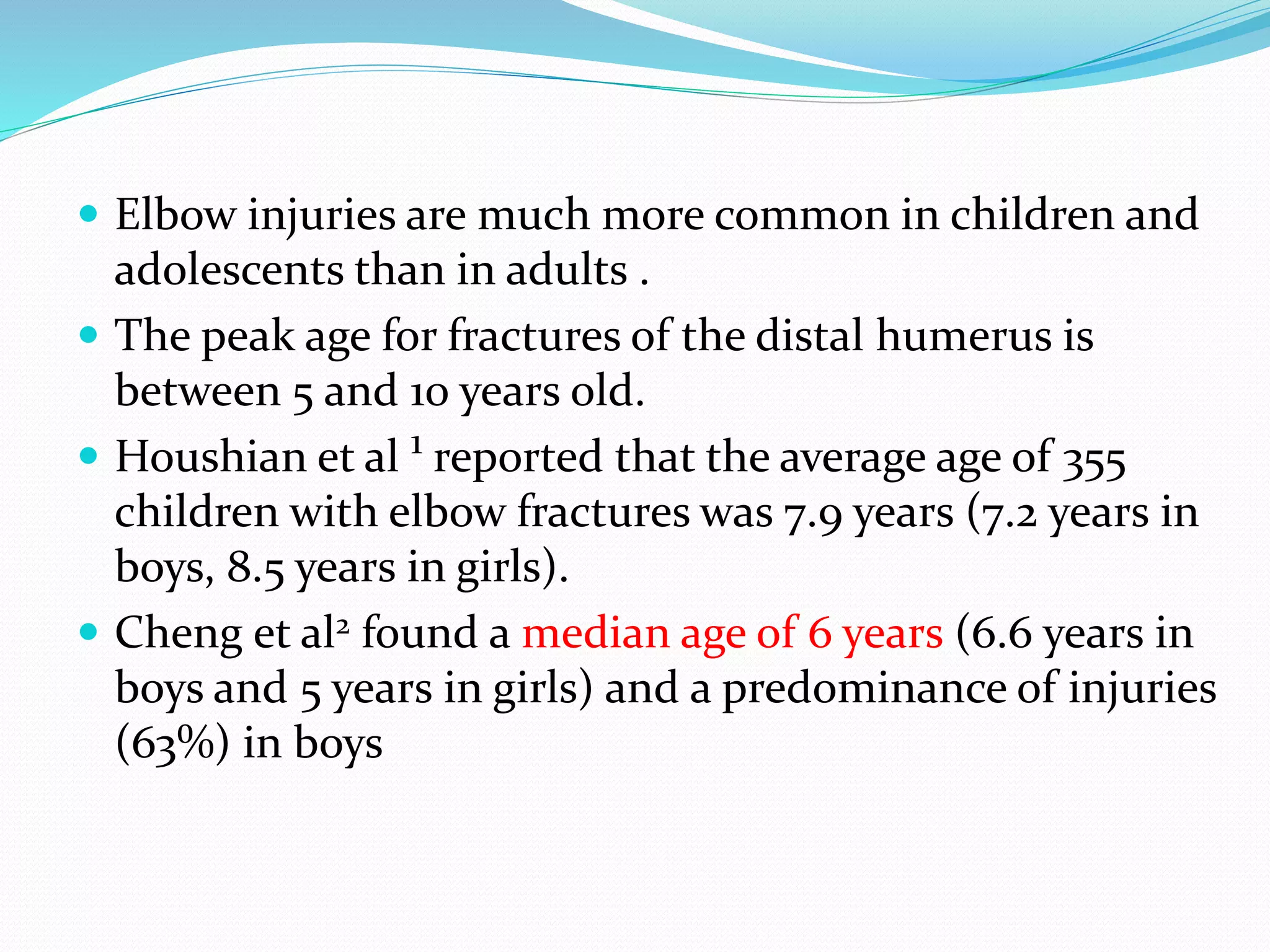 Supra condylar humerus fracture in children | PPTX