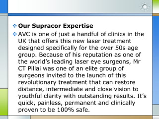 Supracor laser eye treatment | PPTX