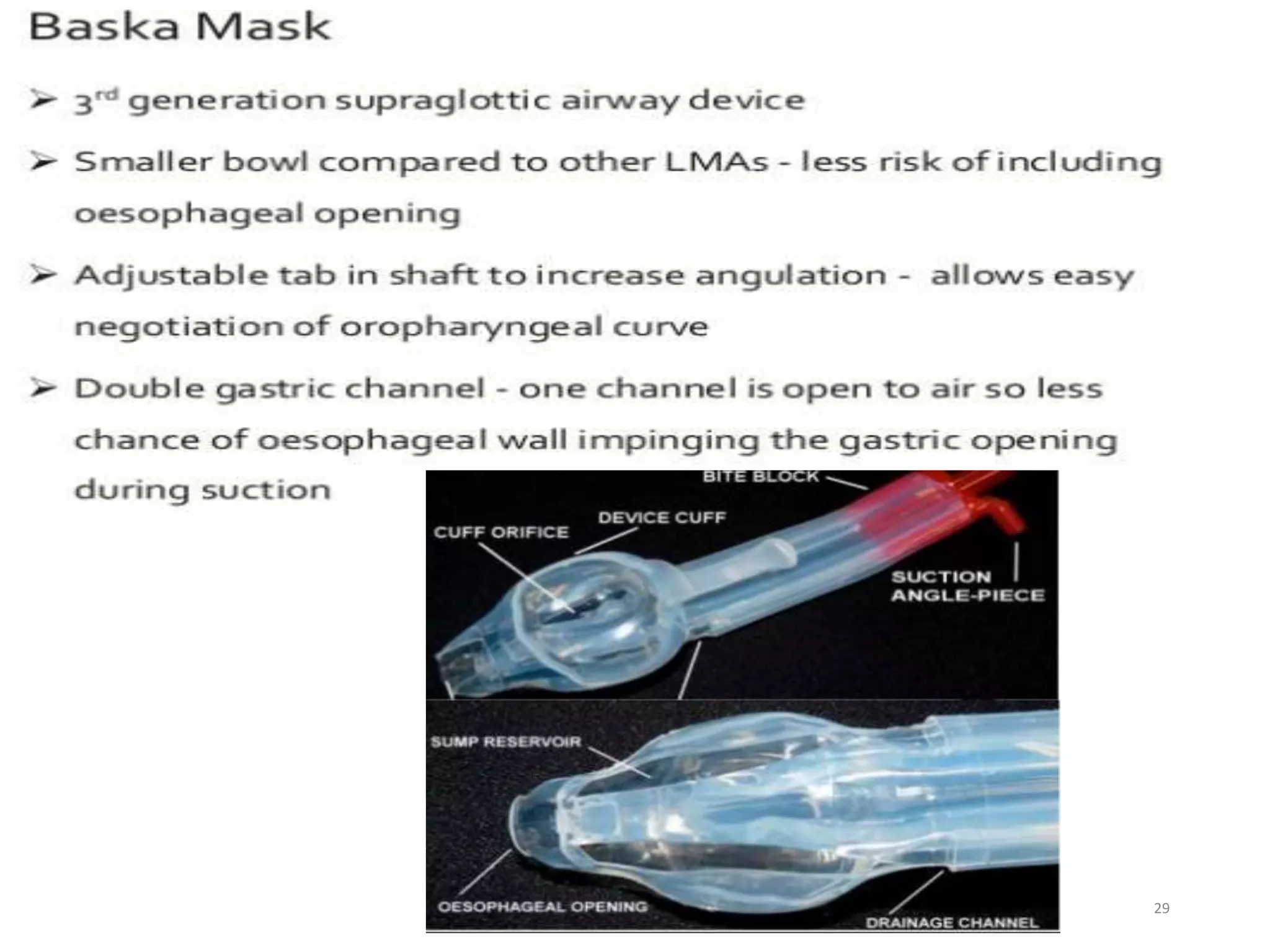 Supraglottic airway devices | PPTX