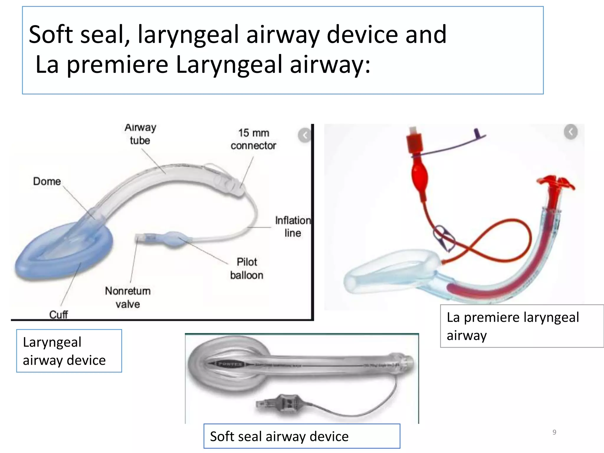 Supraglottic airway devices | PPTX