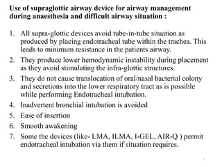 Supraglottic airway devices | PPTX | Ear, Nose and Throat Conditions ...