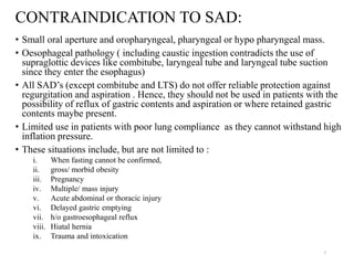 Supraglottic airway devices | PPTX | Ear, Nose and Throat Conditions ...