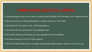 Supraglottic airway devices and Breathing circuits.pptx