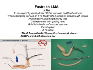 Supraglotticairwaydevicesbyarundev | PPT | First Aid | Injuries