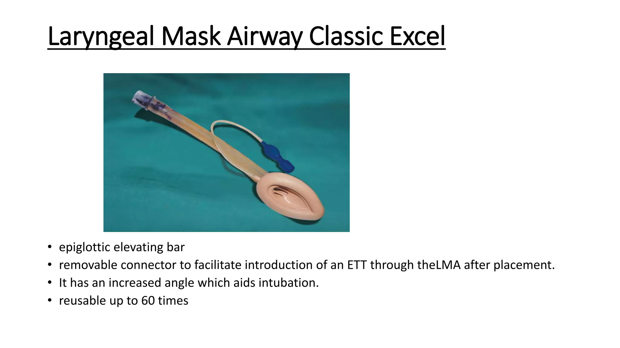 Supraglottic airway devices | PPTX