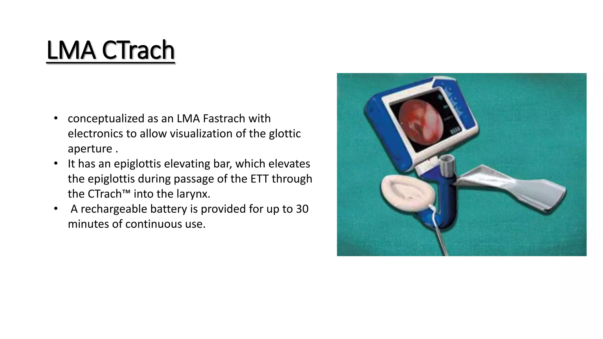 Supraglottic airway devices | PPTX