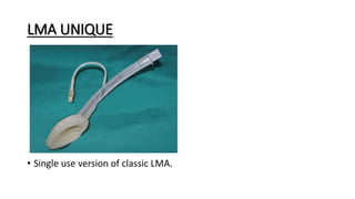 Supraglottic airway devices | PPTX