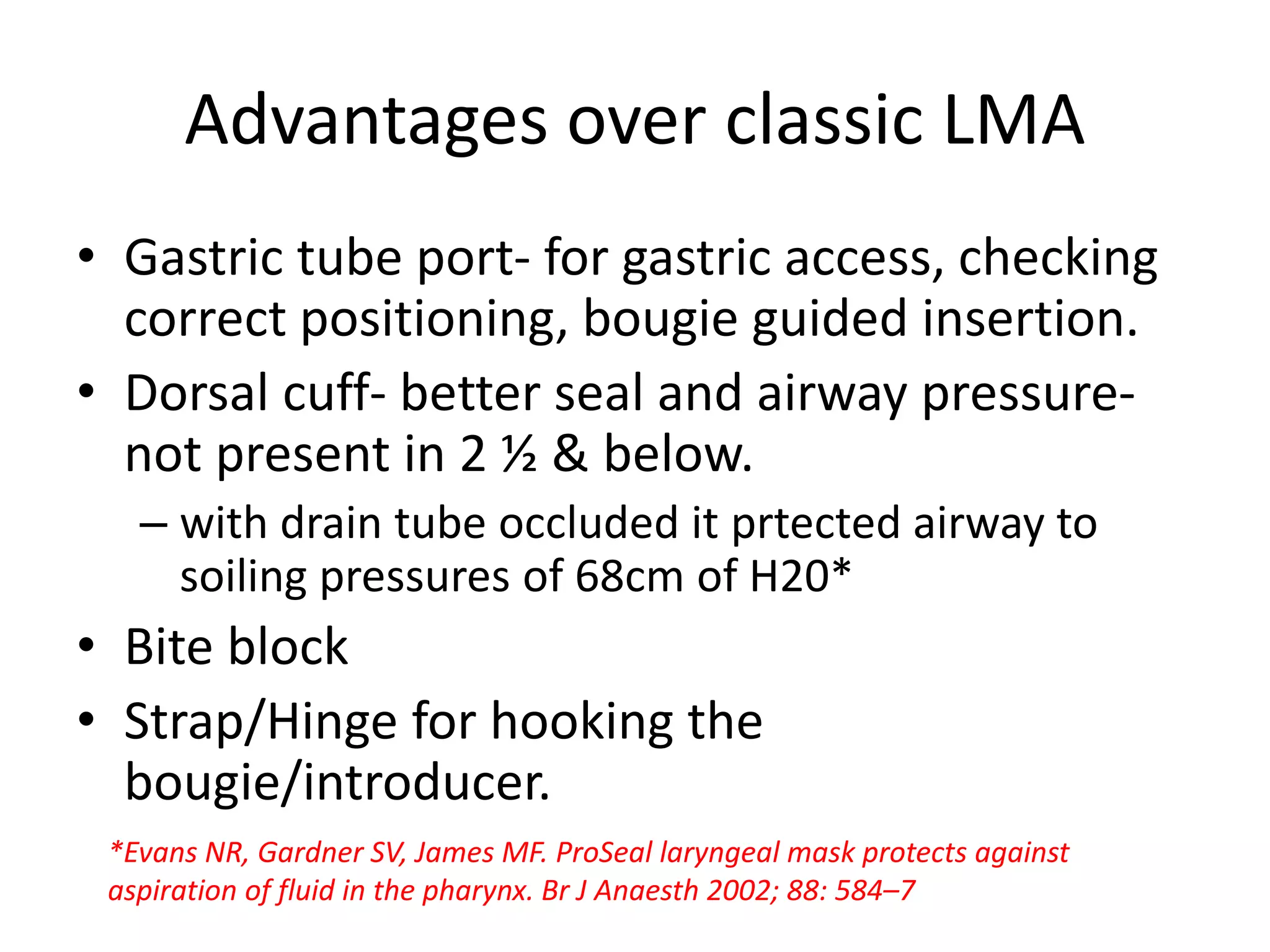 Supraglottic airways | PPTX