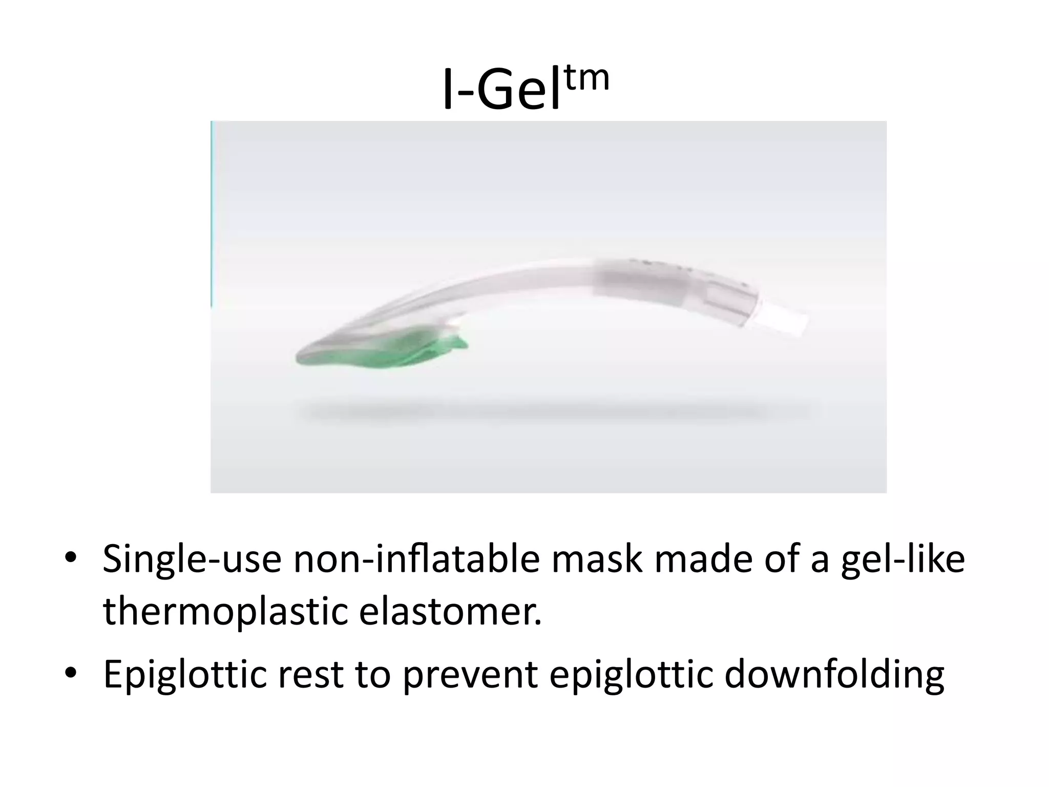 Supraglottic airways | PPTX