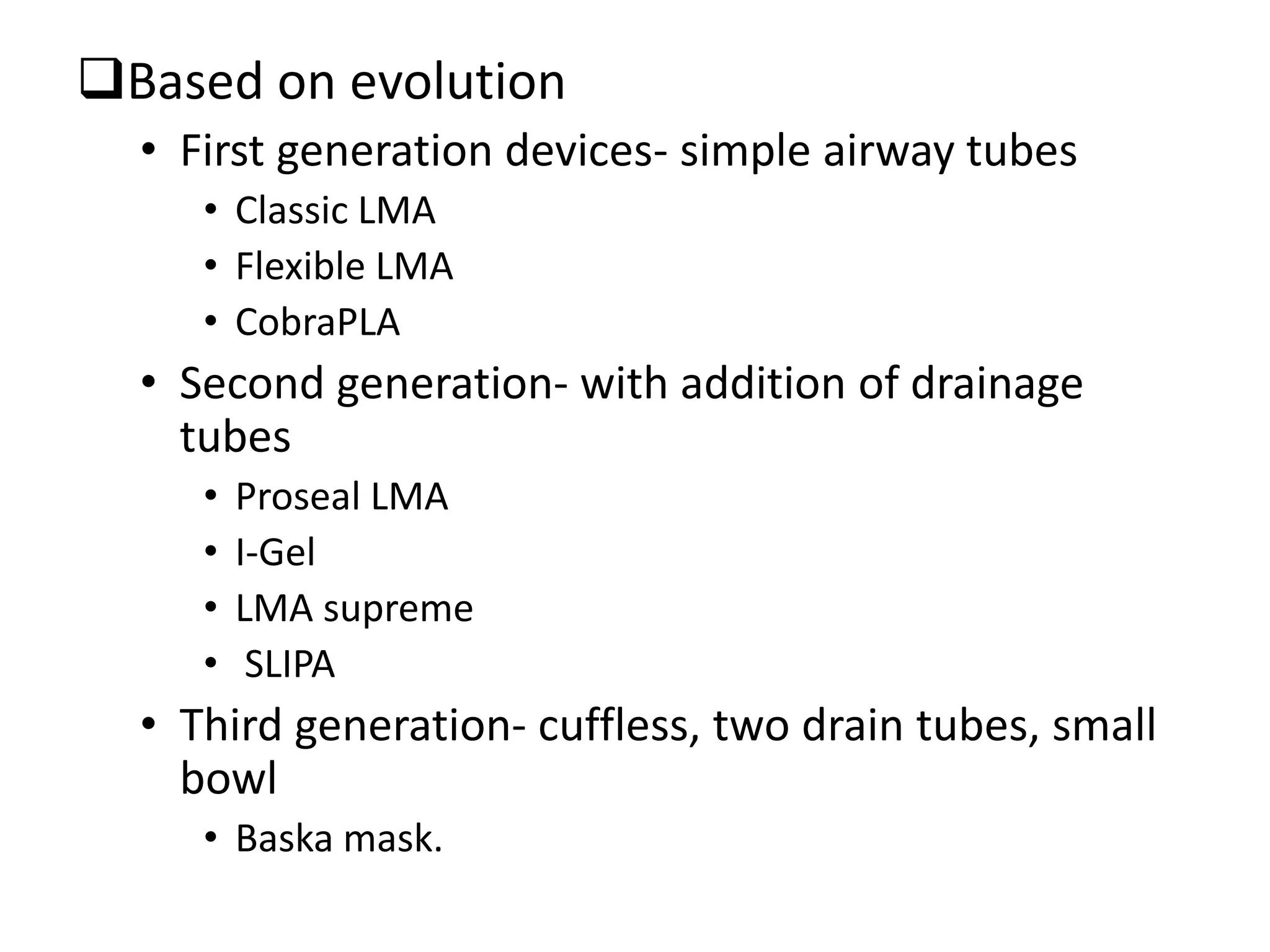 Supraglottic airways | PPTX
