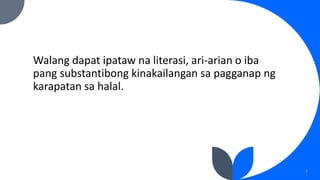 mga proseso at pangangailangan sa pagboto | PPTX