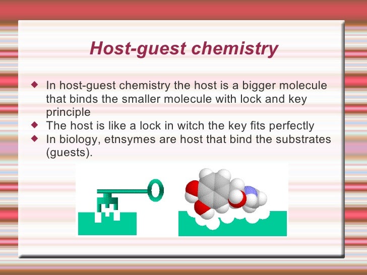 Supramolecular chemistry