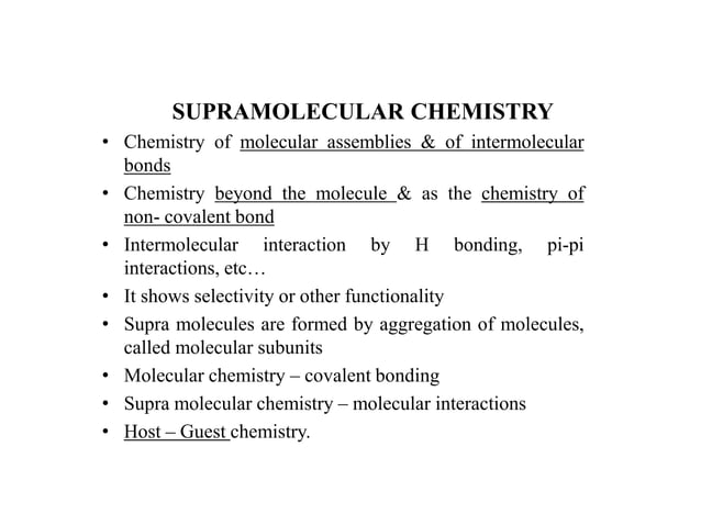 SUPRAMOLECULAR CHEMISTRY for life sciences and agriculture.pptx