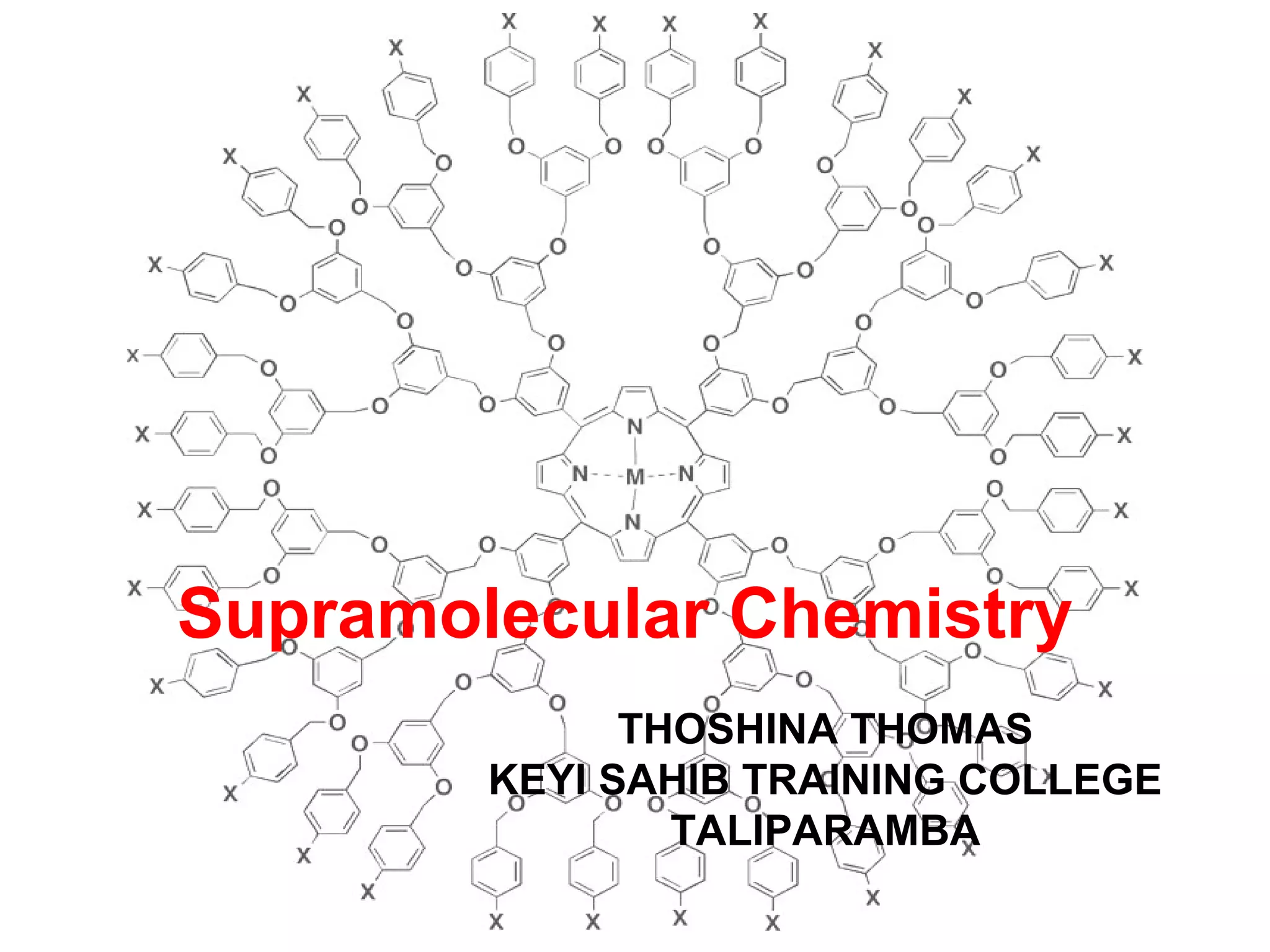 Supramolecular chemistry | PPT