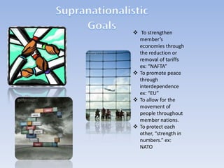 Supranationalism powerpoint | PPTX