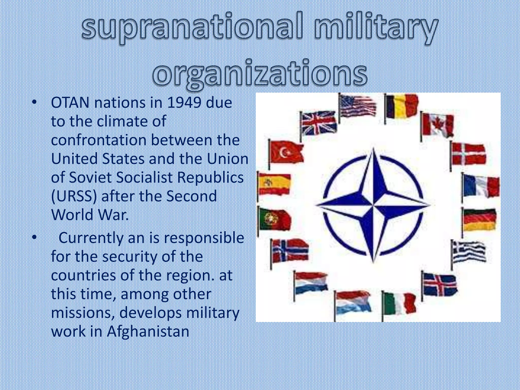 supranational organizations | PPTX