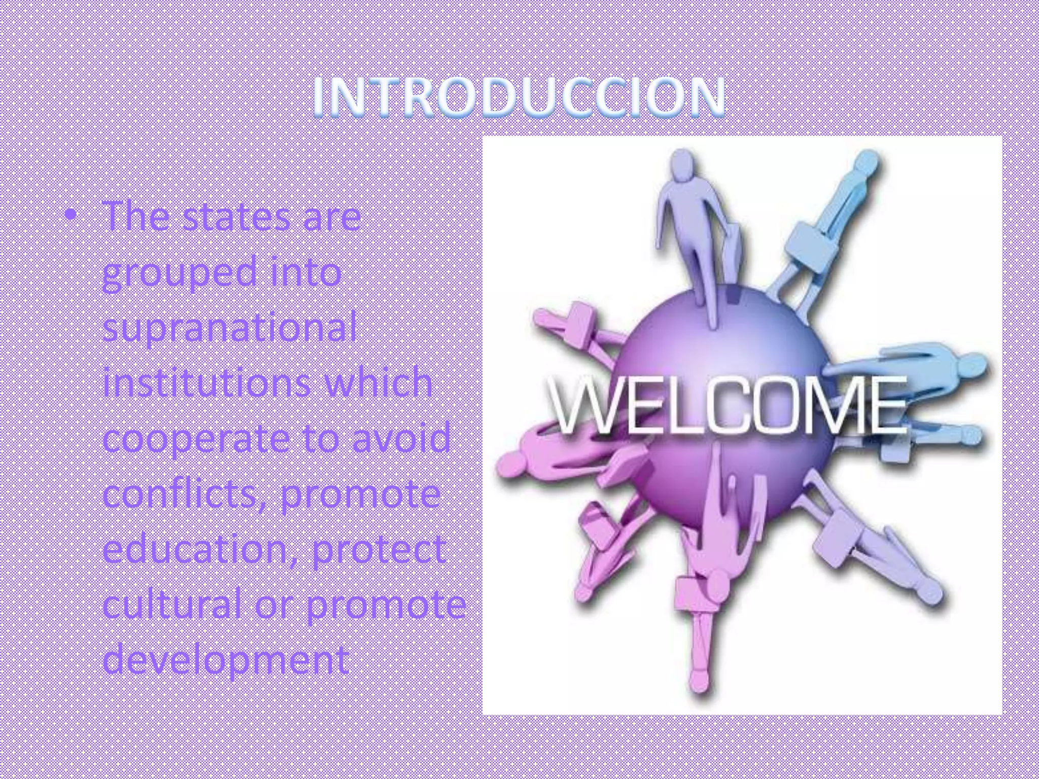 supranational organizations | PPTX