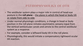 Supranuclear control of eye movements | PPTX