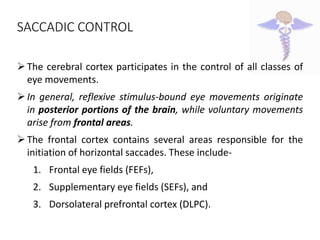 Supranuclear control of gaze | PPTX