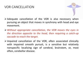 Supranuclear control of gaze | PPTX