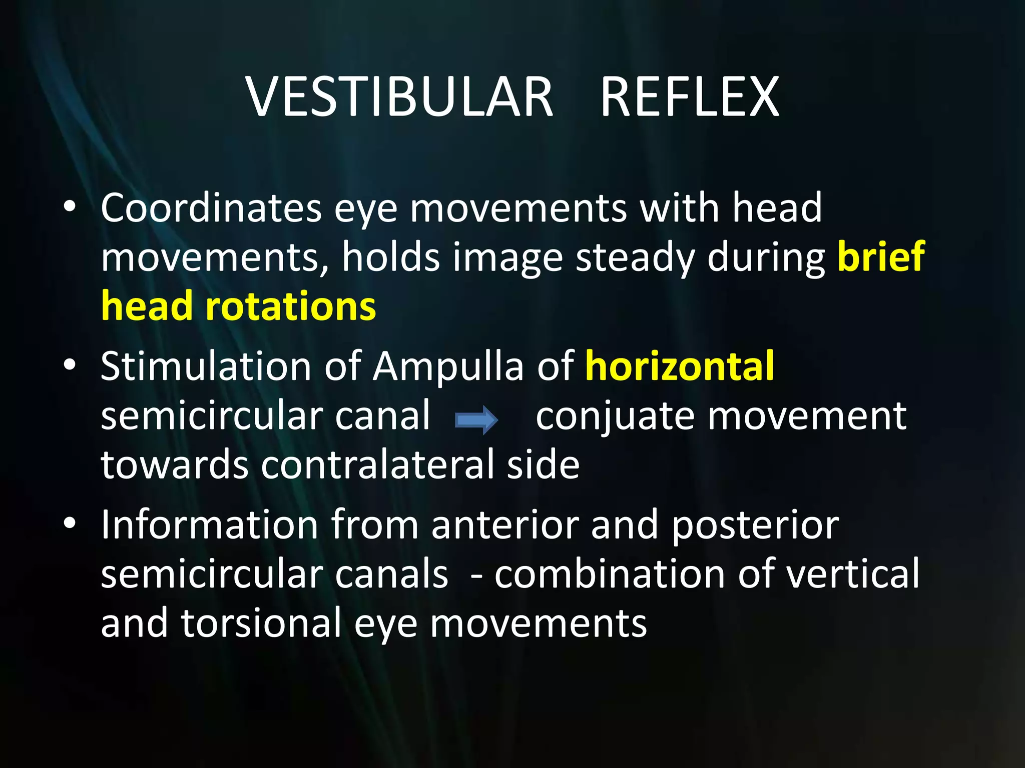 Supranuclear disorders of ocular motility | PPTX