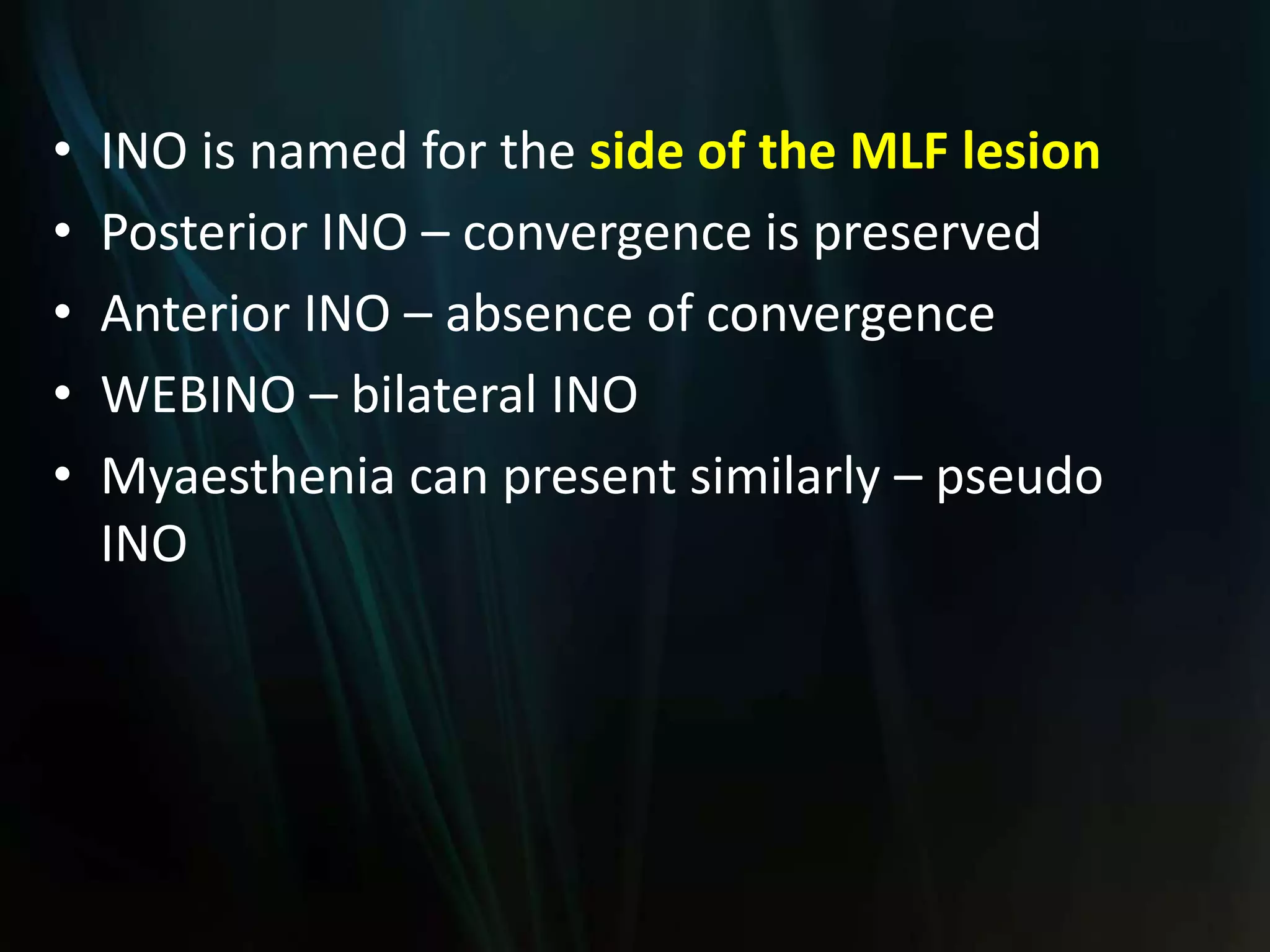 Supranuclear disorders of ocular motility | PPTX