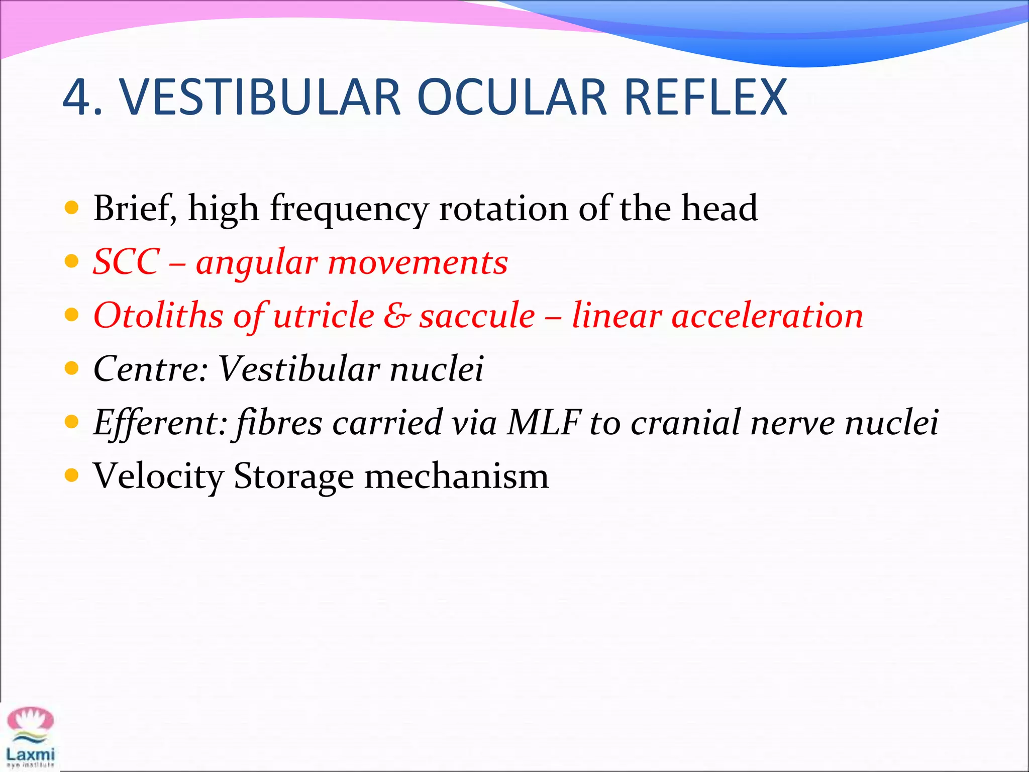 Supranuclear pathways and lesions | PPTX