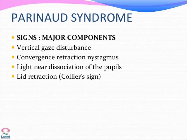 Supranuclear pathways and lesions