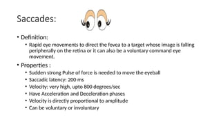 Supranuclear control of eye movements in ophthalmology | PPTX