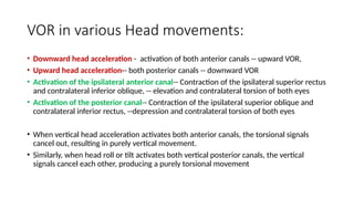 Supranuclear control of eye movements in ophthalmology | PPTX
