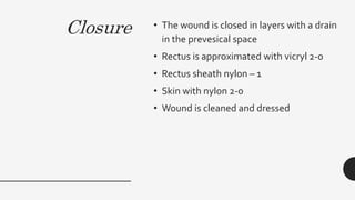 Supra pubic cystostomy | PPTX