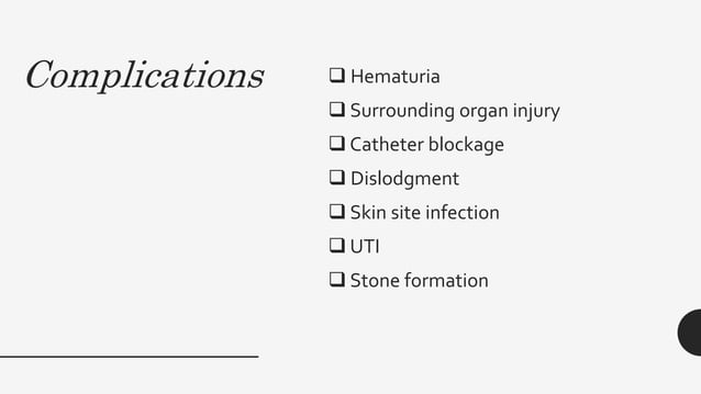 Supra pubic cystostomy | PPTX