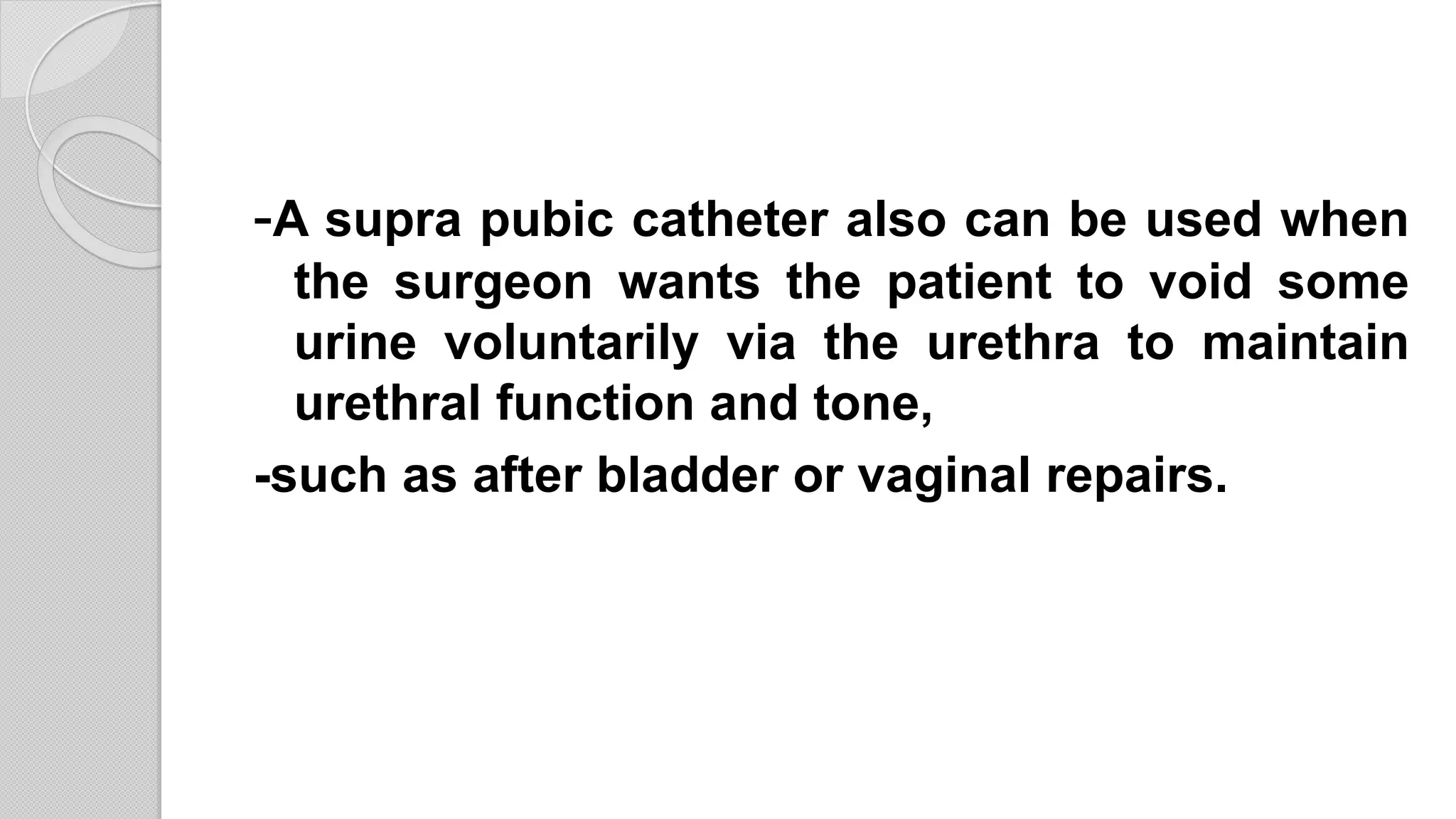 Supra pubic cystostomy | PPTX