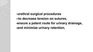 Supra pubic cystostomy | PPTX
