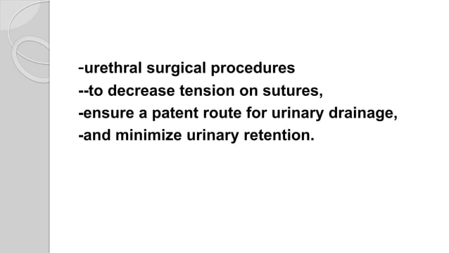 Supra pubic cystostomy | PPTX | Surgery | Medical Health