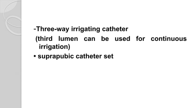 Supra pubic cystostomy | PPTX | Surgery | Medical Health