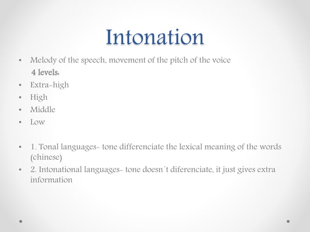 Suprasegmental aspects of speech | PPTX