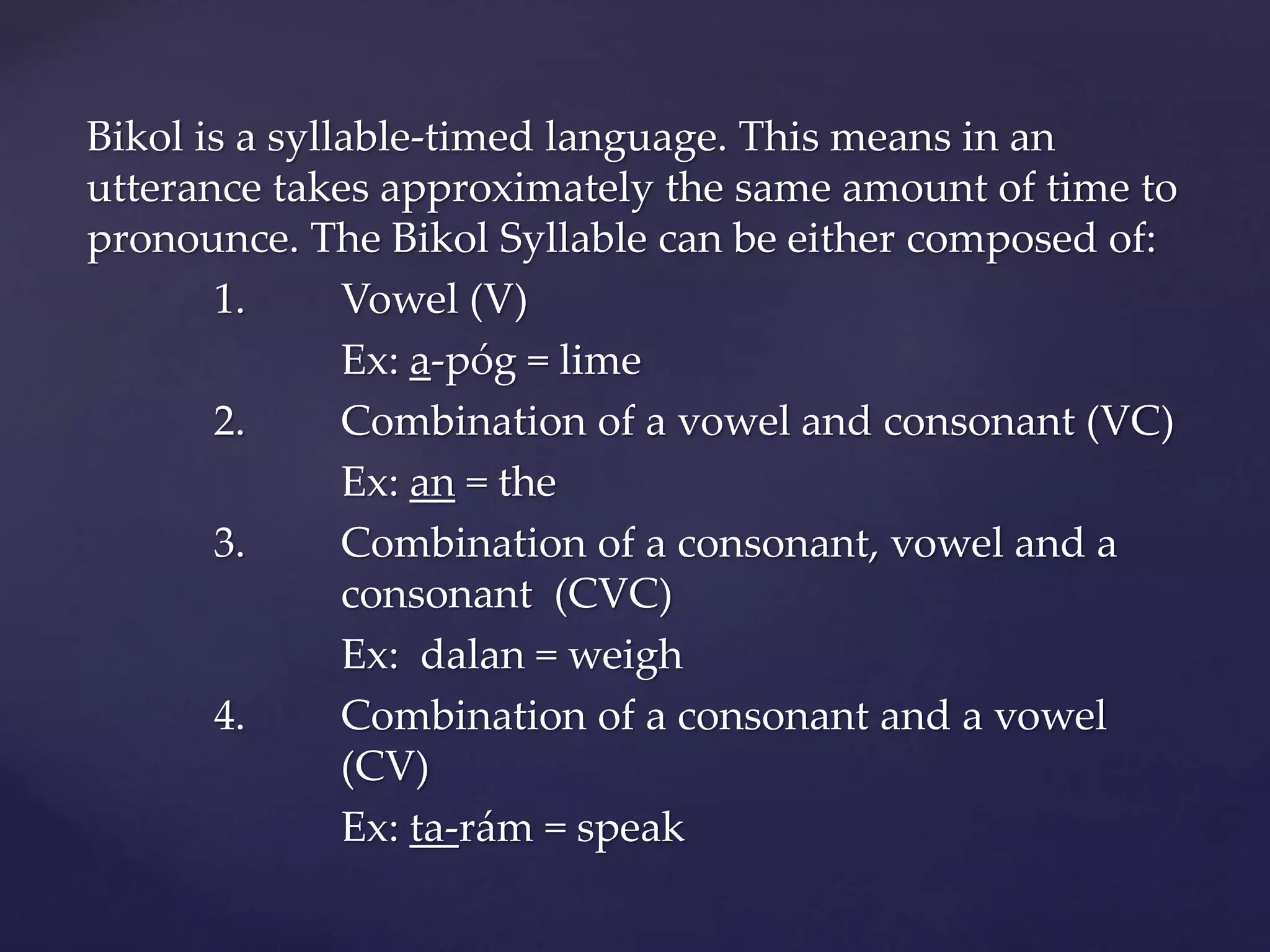 Suprasegmental (bikolano) | PPTX