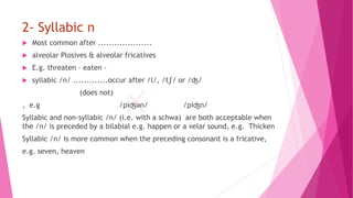 Suprasegmental phonology (revision) | PPTX