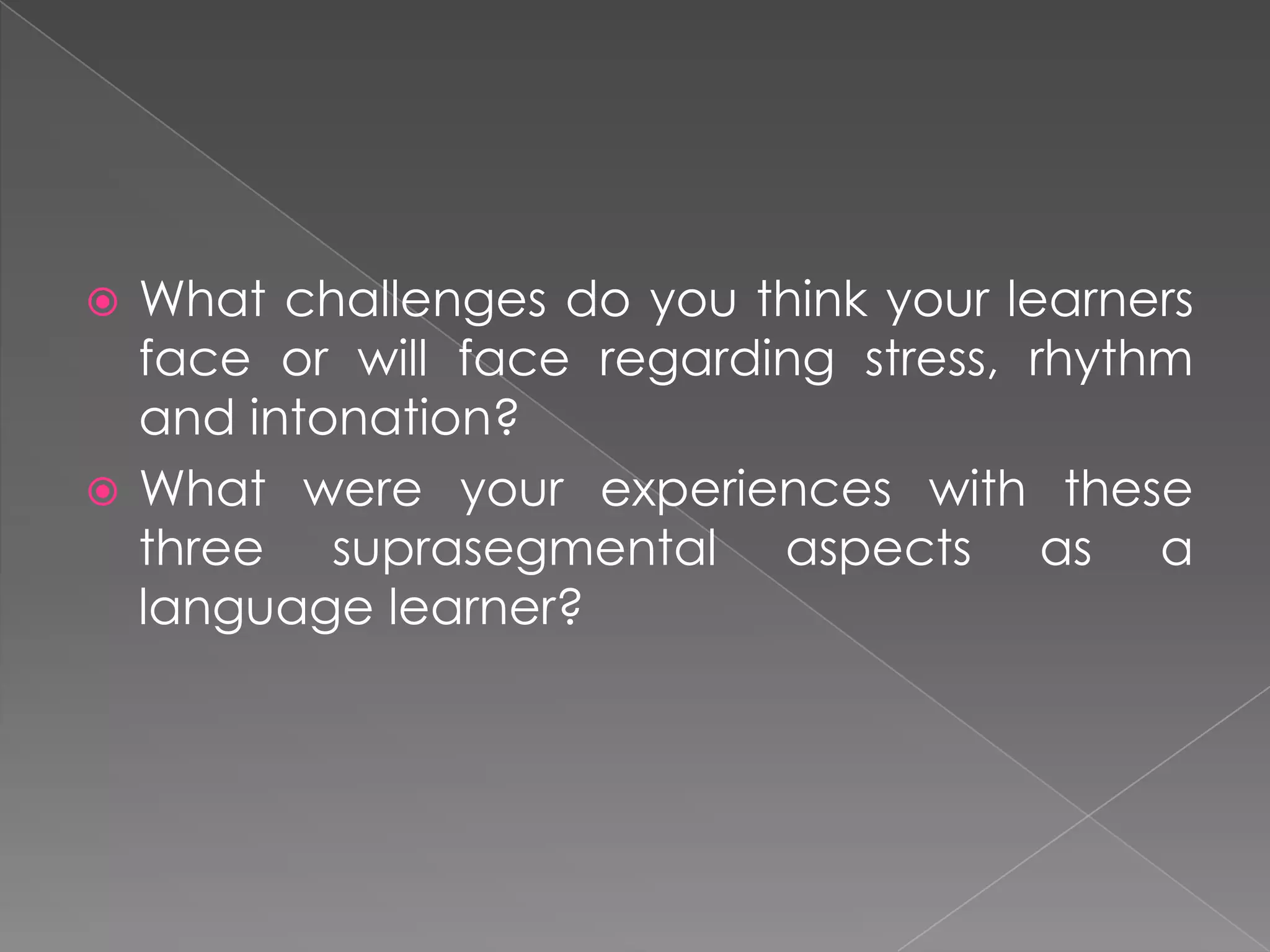 Suprasegmentals | PPSX