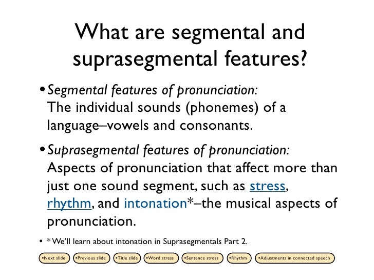 Suprasegmentals Part 1 2nd Ed
