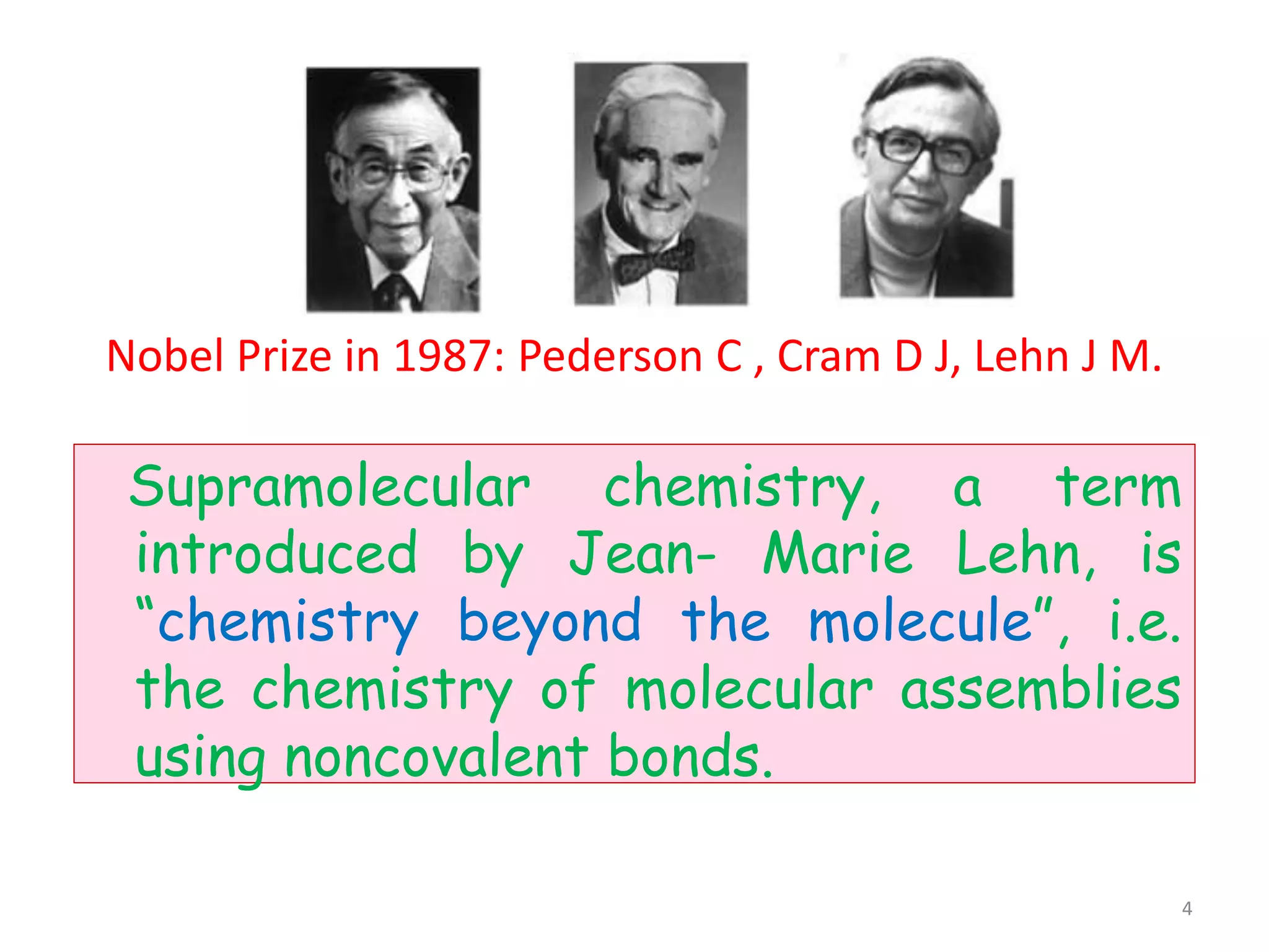 SUPRAMOLECULAR CHEMISTRY | PPTX