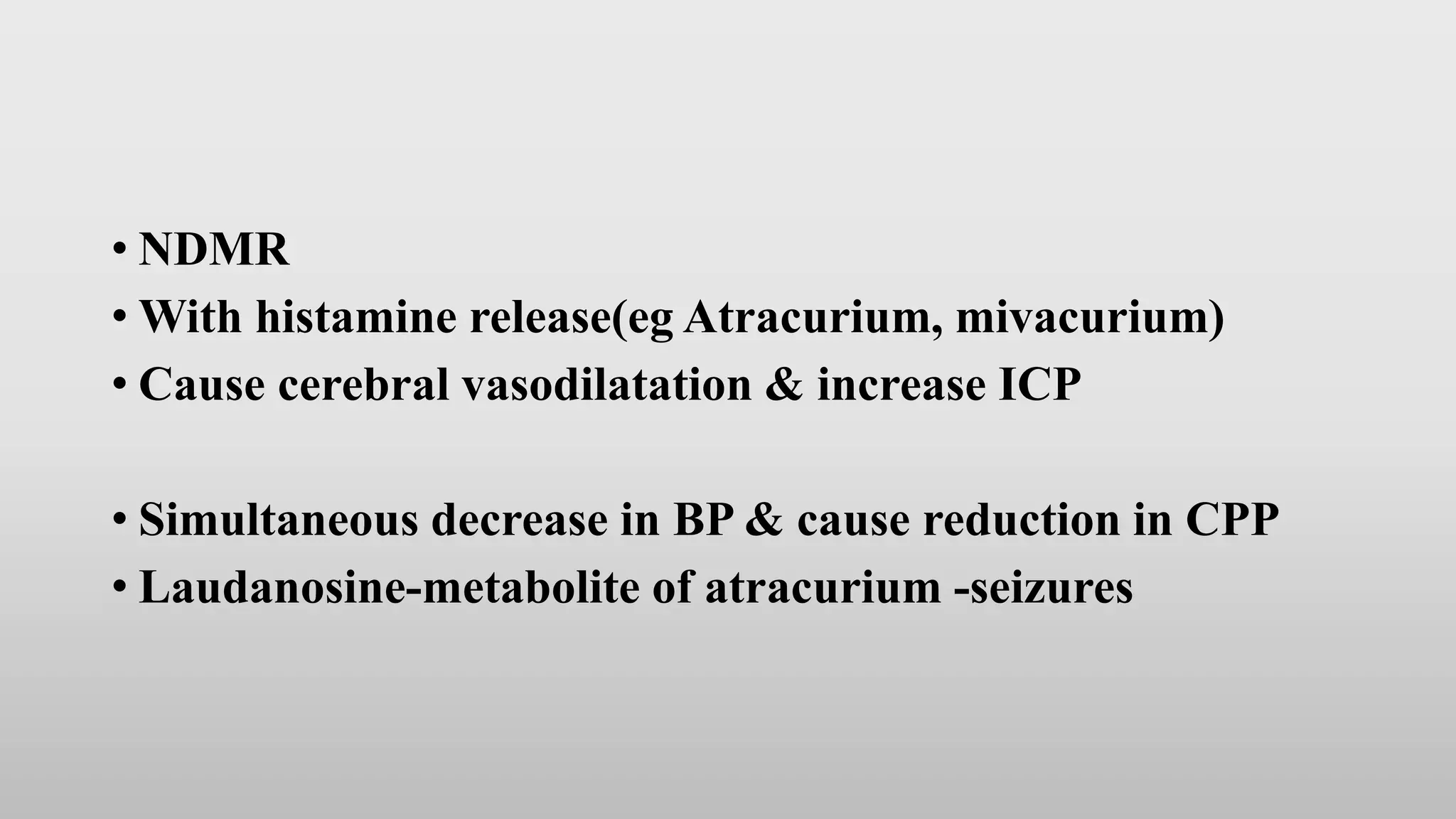 Supratentorial masses excision -anaesthetic implication | PPTX